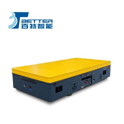 China Workshop 20ton Electric Trackless Flat Transfer Cart for Industrial Use for sale