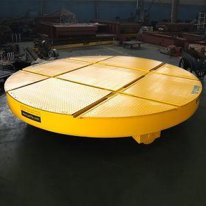China Radio Control Electric Motorized Turntable Transfer Cart Manufacturing for sale