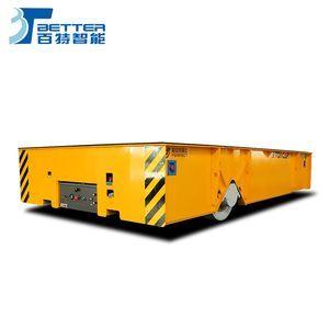 China Metallurgy Use Heavy Loads Electric Transport Transfer Vehicle Flat Cart for sale