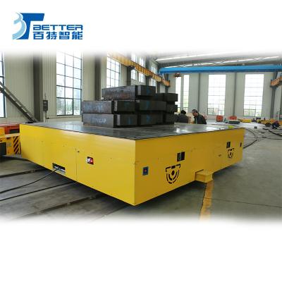 China 80ton Electric Driven Railway Vehicle Material Handling Transfer Trolley for sale