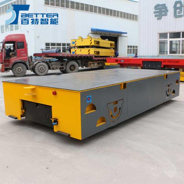 Quality 60T Capacity Electric Transfer Cart Lithium Battery Powered for sale
