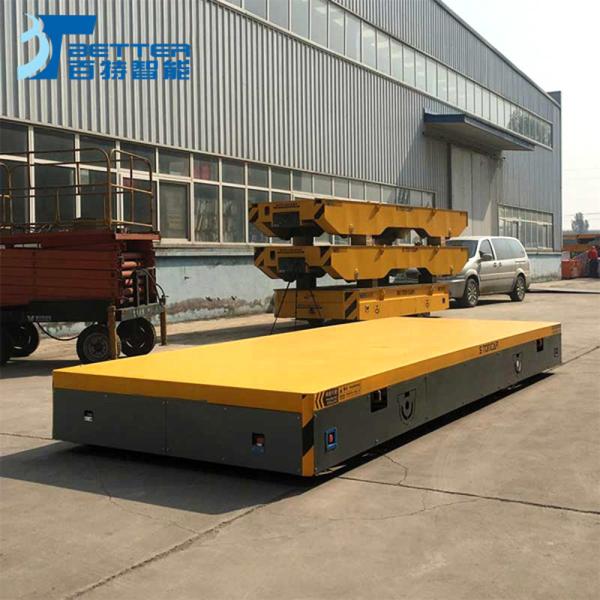 Quality 60T Capacity Electric Transfer Cart Lithium Battery Powered for sale