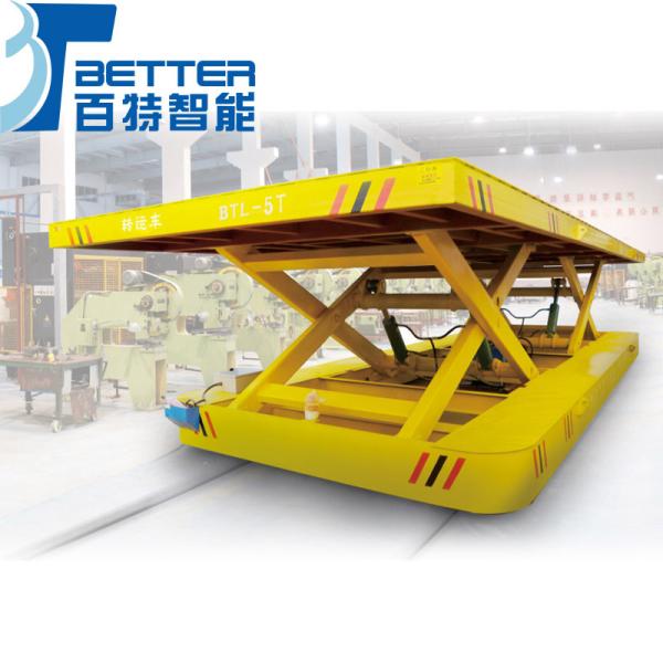 Quality 20t Aluminum Coil Transfer Cart With Lifting Platform Anti Explosion for sale