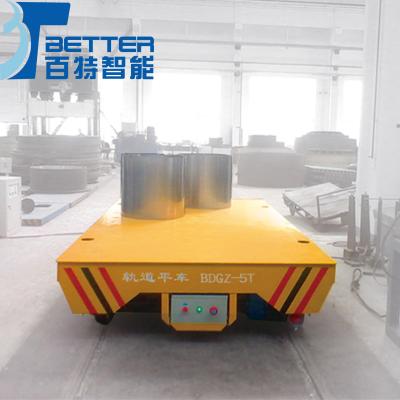 China Steel Industry Plant Self Propelled Electric Driven Transfer Cart for sale