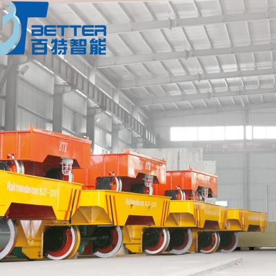 China Factory Battery Transport Trolley On Cement Floor For Handling Goods for sale