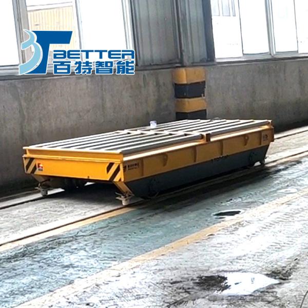 Quality Electric Mover Cart Heavy Duty Remote Control 10 Ton Rail Transfer Trolley for sale