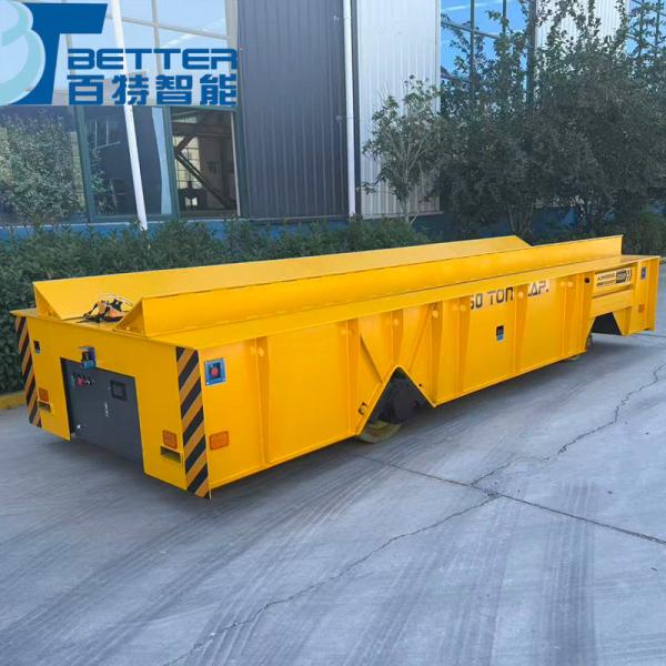 Quality Large Table Cart Motorized Material Transfer Trolley In Crane Industry for sale