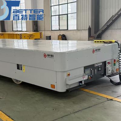 China Battery-Powered Steerable Material Industrial Die Agv Die Trackless Electric Flat Transfer Car for sale