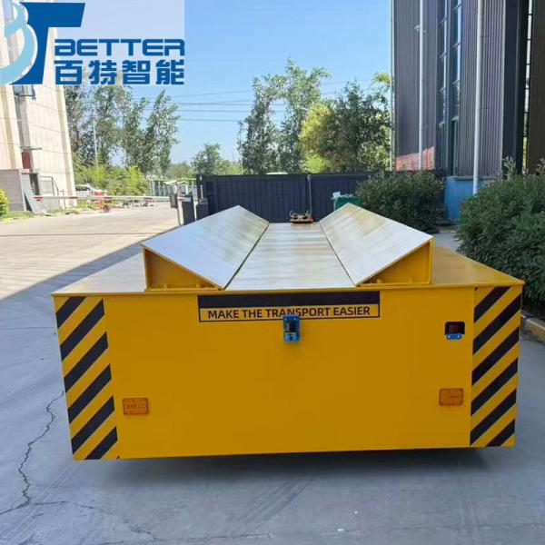 Quality Large Table Cart Motorized Material Transfer Trolley In Crane Industry for sale