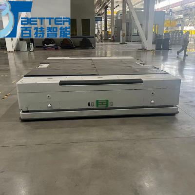 China Industrial Large Motorized Transfer Cart For Heavy Duty Material Transportation for sale
