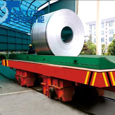 China Low Voltage Platform Cable Reel Powered Transfer Cart on Cement Rails for sale