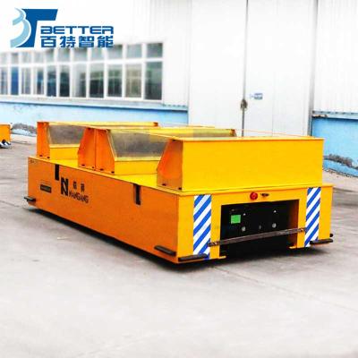 China 65t Material Handling Trackless Transfer Trolley Anti Explosion for sale