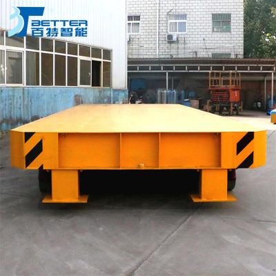 China 65t Material Handling Trackless Transfer Trolley Anti Explosion for sale