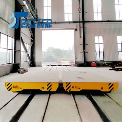 China 15ton China Motorized Transfer Cart for Handling Material Rail Trolley Handling Railer for sale