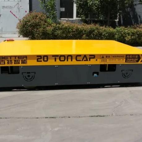 Quality 5 Ton Electric Flat Cart Trackless Omnidirectional Cart Workshop Transfer for sale