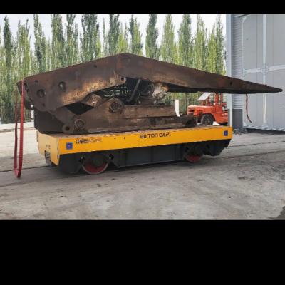 China Custom Size Heavy Industry Rail Transfer Cart for Factory Production for sale