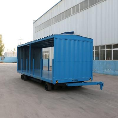 China Transfer Car Trailers Industrial Trailer Anti Explosion Battery Powered for sale