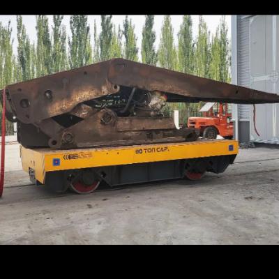China Custom Size Heavy Industry Rail Transfer Cart for Factory Production for sale