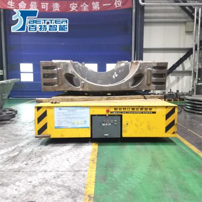 中国 産業用無軌道移動台車、65トン積載能力、産業界における重量鋼材製品のハンドリング用 販売のため