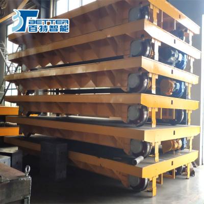 China 20T Battery Operated Trackless Transfer Cart for Heavy Material Transportation in Stamping Plants for sale