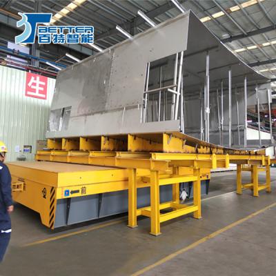 China Trackless Transfer Cart For High Frequency And Curved Tracks Anti Explosion for sale