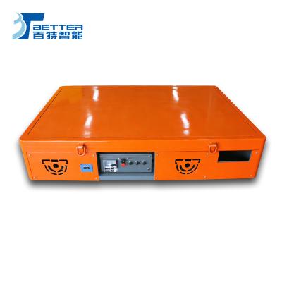 China Battery Powred Electric Flatbed Transfer Cart Transport Precast Slab for sale
