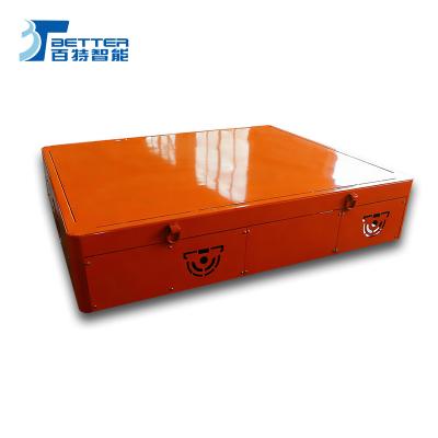 China 1-300ton Four Wheel Steering Trackless Motorized Transfer Cart for sale