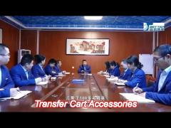 transfer cart accessories including precision wheel sets and secure locking mechanisms for transfer