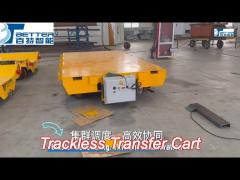 factory supplying 50 tons electric material transfer car for construction material handling