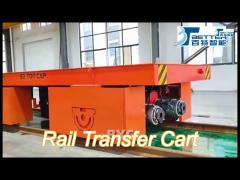 factory material 25 ton rail over straddle transfer cart for merchandise