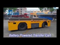 heavy duty battery powered transfer cart with intelligent electric drive and modular design for hand