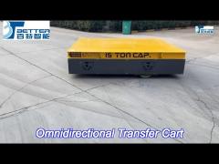 heavy duty omnidirectional transfer cart with automatic safety stop function