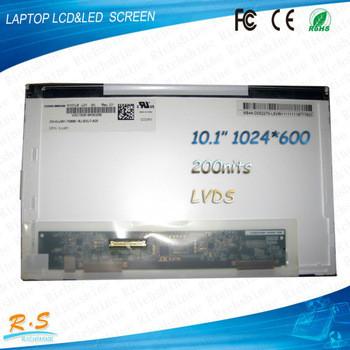 China Replacement laptop screen 1024x600 , 40 pins laptop led panal B101AW03 N101L6-L01 for sale