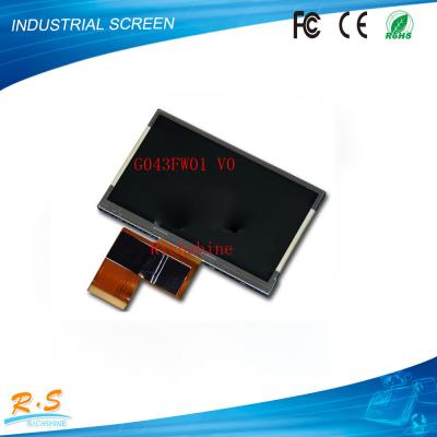 China Auo G043FW01 V0 Sunlight Readable Industrial Lcd Screen For ATM POS IPC for sale
