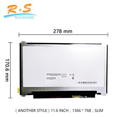 China AUO11.6 inch Laptop led Screen Replacement B116XTN02.2 1366x768 WXGA glossy Surface for sale
