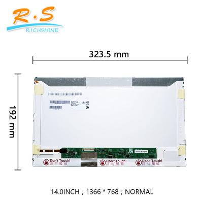China B140XW01 V9 Replacement LCD Screen Laptop Monitor Display 14.0 Inch AUO Lvds 40 Pins for sale