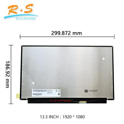China TFT FHD AUO 13.3 Inch Laptop LCD Screen B133HAN04.9 High Pixel 30 Pins WXGA Panel for sale