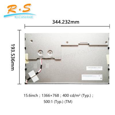 China AUO 15.6'' original LCD Panel for G156XW01 V3  replacement industrial screen, RGB tft lcd panel screen for sale