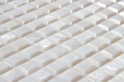 China High Block Surface Beautiful Seashell Wall Panel Freshwater Shell Decorating Panel 20x20mm for sale