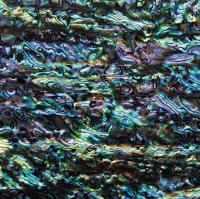 China Abalone Shell Wall Cladding Panel Shiny Colorful 120x240mm Handmade Mosaic for sale