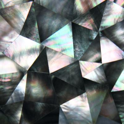 China Handgemachter schöner Muschel-Wand-Schwarz-Schmetterling Shell, das Platte 10-35mm verziert zu verkaufen