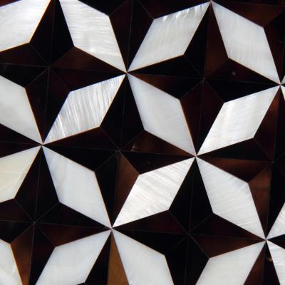 China Natürliches See-Oberteil Wand-Mosaik Frischwasser-Shell mischte Pinguin Shell, das Wand verziert zu verkaufen
