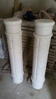 China Guangxi White Marble Ionic Column Custom Size Roman Column for Decoration for sale