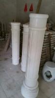 China Guangxi White Marble Ionic Column Custom Size Roman Column for Decoration for sale