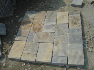 China Piso multicolor oxidado de la pizarra del pavimento de la pizarra de la piedra de pavimentación de la pizarra de las pavimentadoras del patio de la pizarra del moho hasta en venta