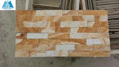 China Golden Yellow Marble Stone Wall Panels Marble Ledger Stone Marble Cultured Stone Veneer for sale