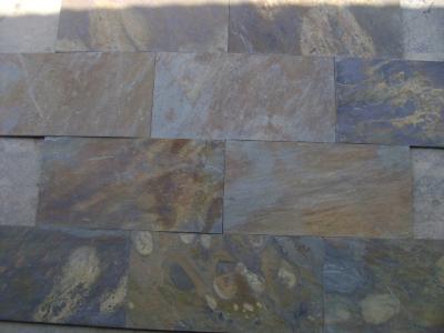 China China Multicolor Slate Walkway Pavers Rusty Slate Wall Tiles Rust Slate Patio Stones for sale