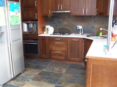 China China-Mehrfarbenschiefer-Küchen-Bodenfliese-rostige Schiefer Backsplash-Rost-Schiefer-Garten-Straßenbetoniermaschinen zu verkaufen