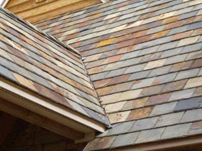 China El tejado oxidado multicolor de las tejas de tejado de pizarra Slates la techumbre de pizarra natural en venta