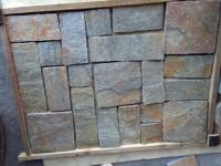 China Rustic Quartzite Wall Cladding Natural Stone Tiles 10x10cm 2-3.5cm Thick for sale